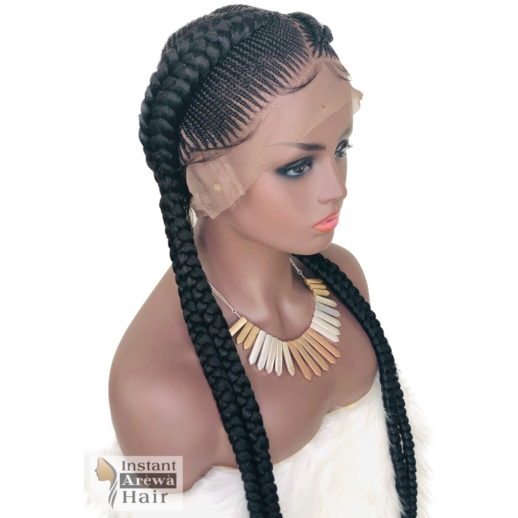 Double Cornrow Wig