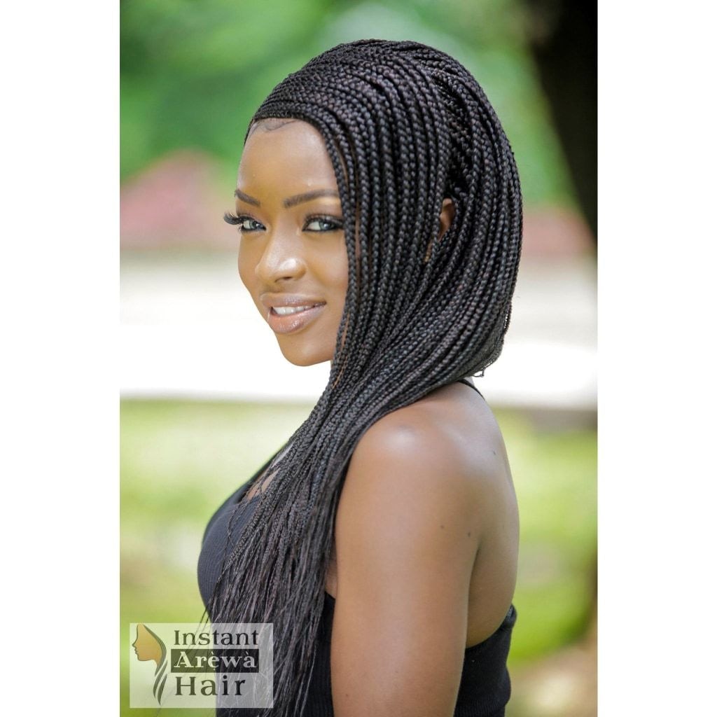 Side-Part Cornrow Wig (Style 1)