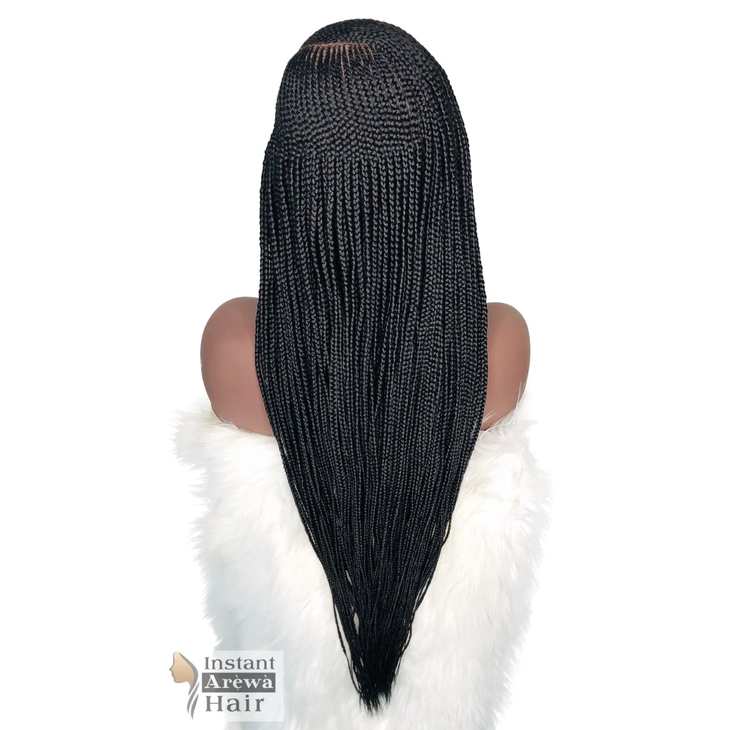 Side-Part Cornrow Wig (Style 1)